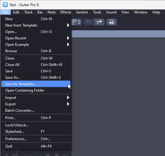 How To Change Default Style In GP8? : r/GuitarPro